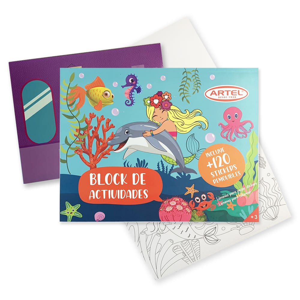 Block de actividades Bajo El Mar. Artel